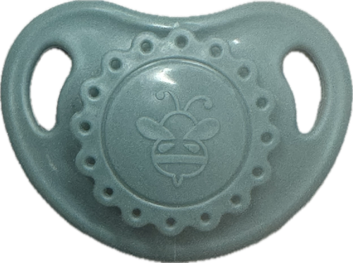 HoneyBug Precious Vintage Magnetic Pacifier For 18 Inch Dolls - Aqua Bubble