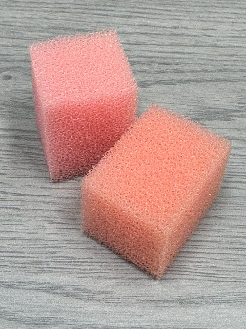 Pink Texture Sponges for Vinyl and Silicone for Skin Effects Set of 6