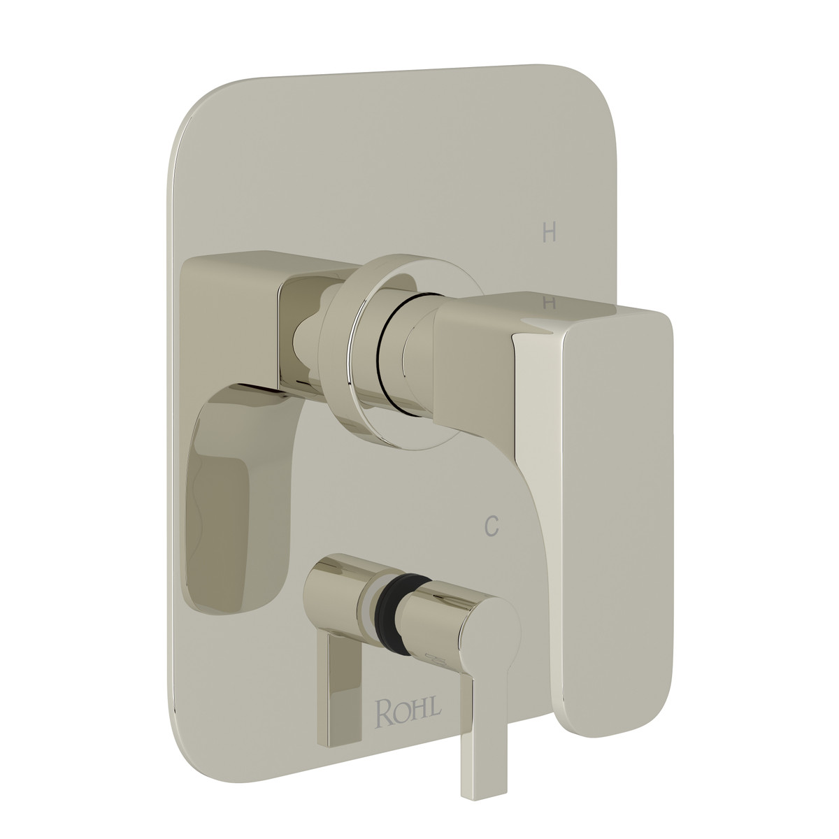 ROHL Quartile Pressure Balance Trim with Diverter - Polished Nickel ...