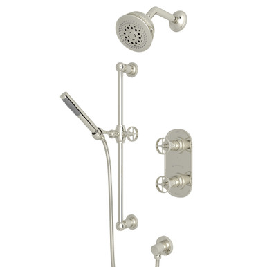 ROHL DISCONTINUED-Campo Thermostatic Shower Package - Polished Nickel ...