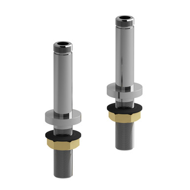 Riobel 4 Inch Deck Mount Riser Pair - Chrome | Model Number: TU04C ...