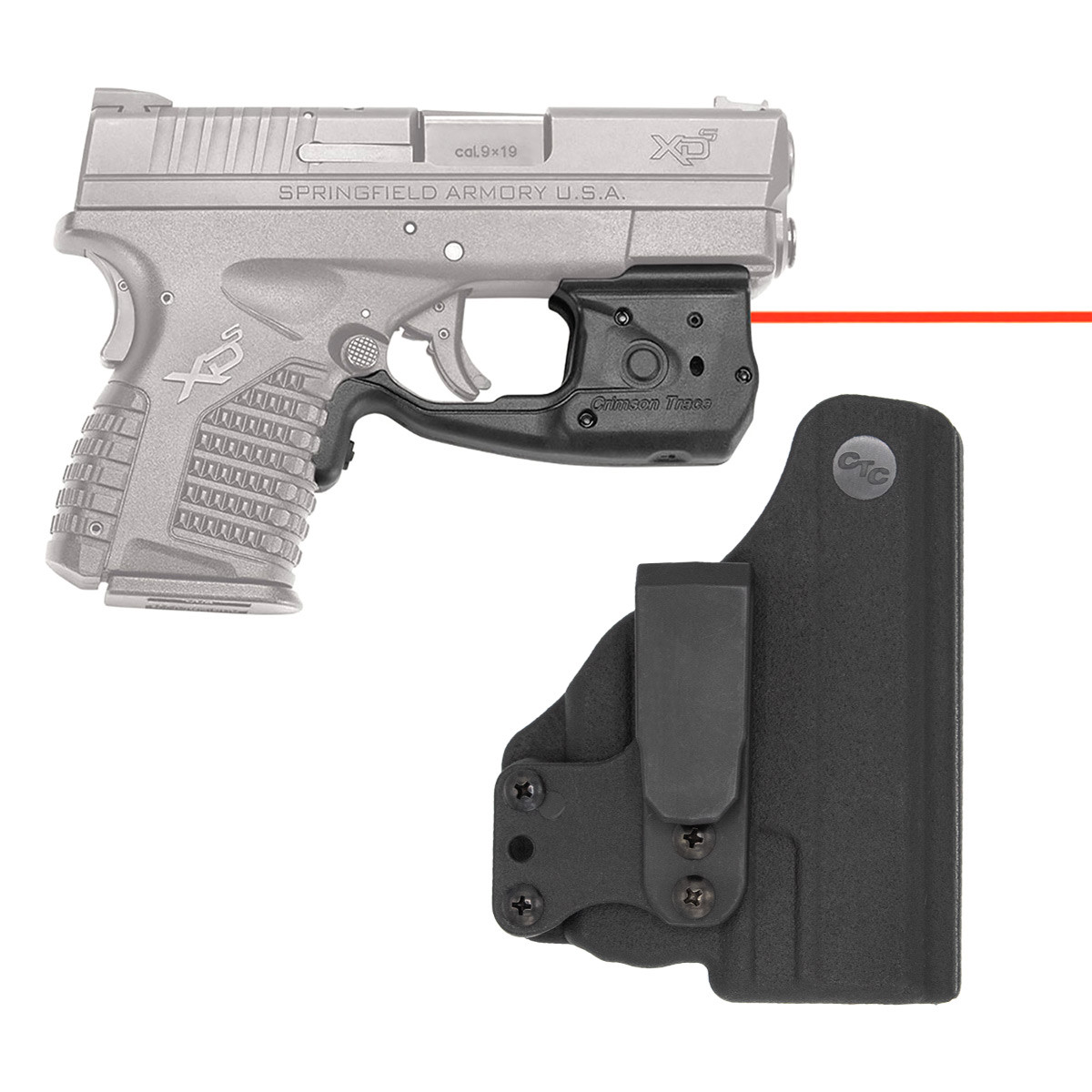 Crimson Trace Green Laserguard Laser Sight - Hellcat - Springfield Armory