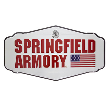 Springfield Armory Flag Logo Tin Sign - Springfield Armory
