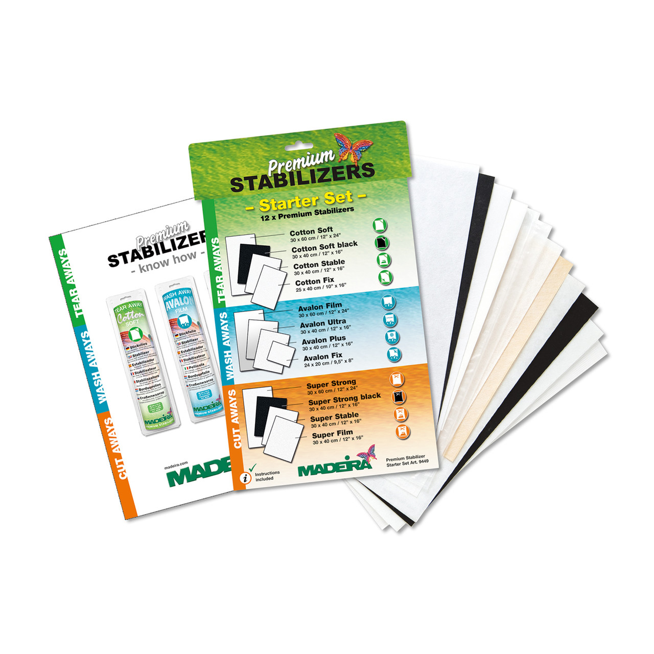 Cutaway Stabilizer For Embroidery OESD Stabilizer Guide With Brochure ...