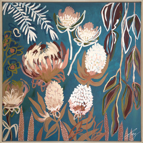 Bell Native | Framed Canvas Print - Print Decor - MIRRORS.ART.FRAMING