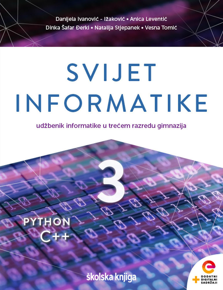 e-SVIJET 3 - radni udžbenik informatike s dodatnim digitalnim ...