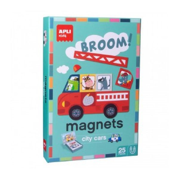 Društvena igra Apli magnets gradski automobili - Školska knjiga webshop