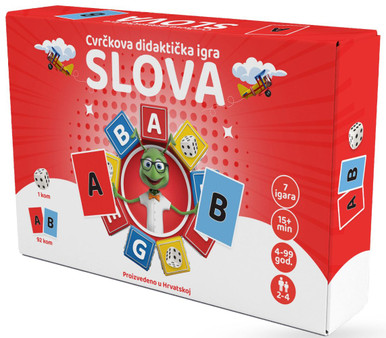 Cvrčkova didaktička igra: Slova - Školska knjiga Web shop