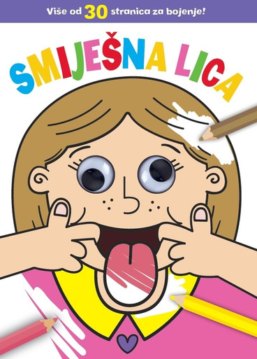 Bojanka - Smiješna lica - Školska knjiga webshop