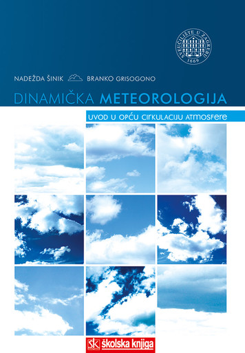 Dinamička meteorologija - Uvod u opću cirkulaciju atmosfere - Školska ...