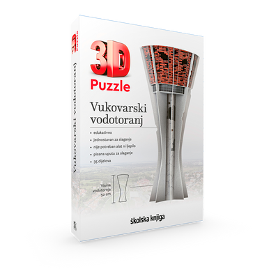 Vukovarski vodotoranj 3D puzzle - Školska knjiga Web shop