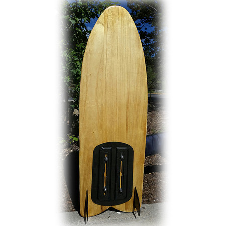 Paulownia 4' Foil Surfboard - Praxis Custom Skis Handcrafted in the ...