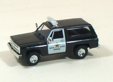 HO Scale Chevrolet Blazer - Emergency - Police Vehicles (Black/White ...