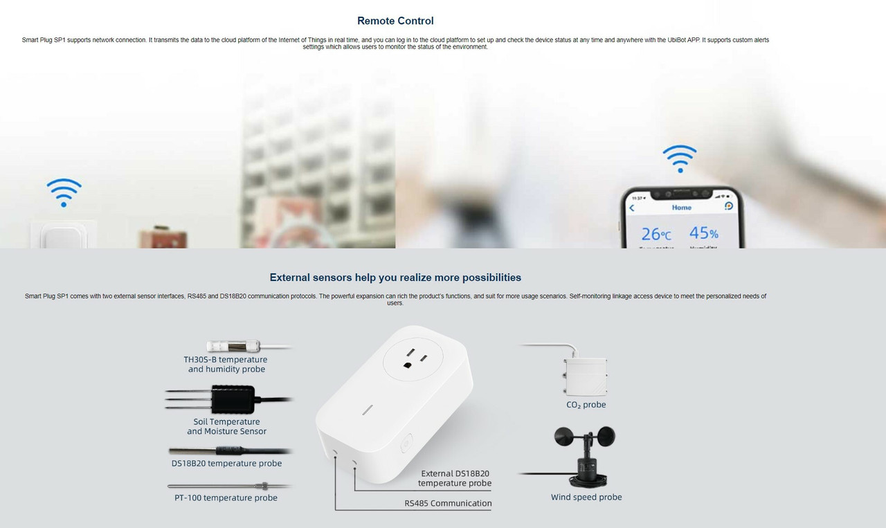 Smart Control Devices - UbiBot USA