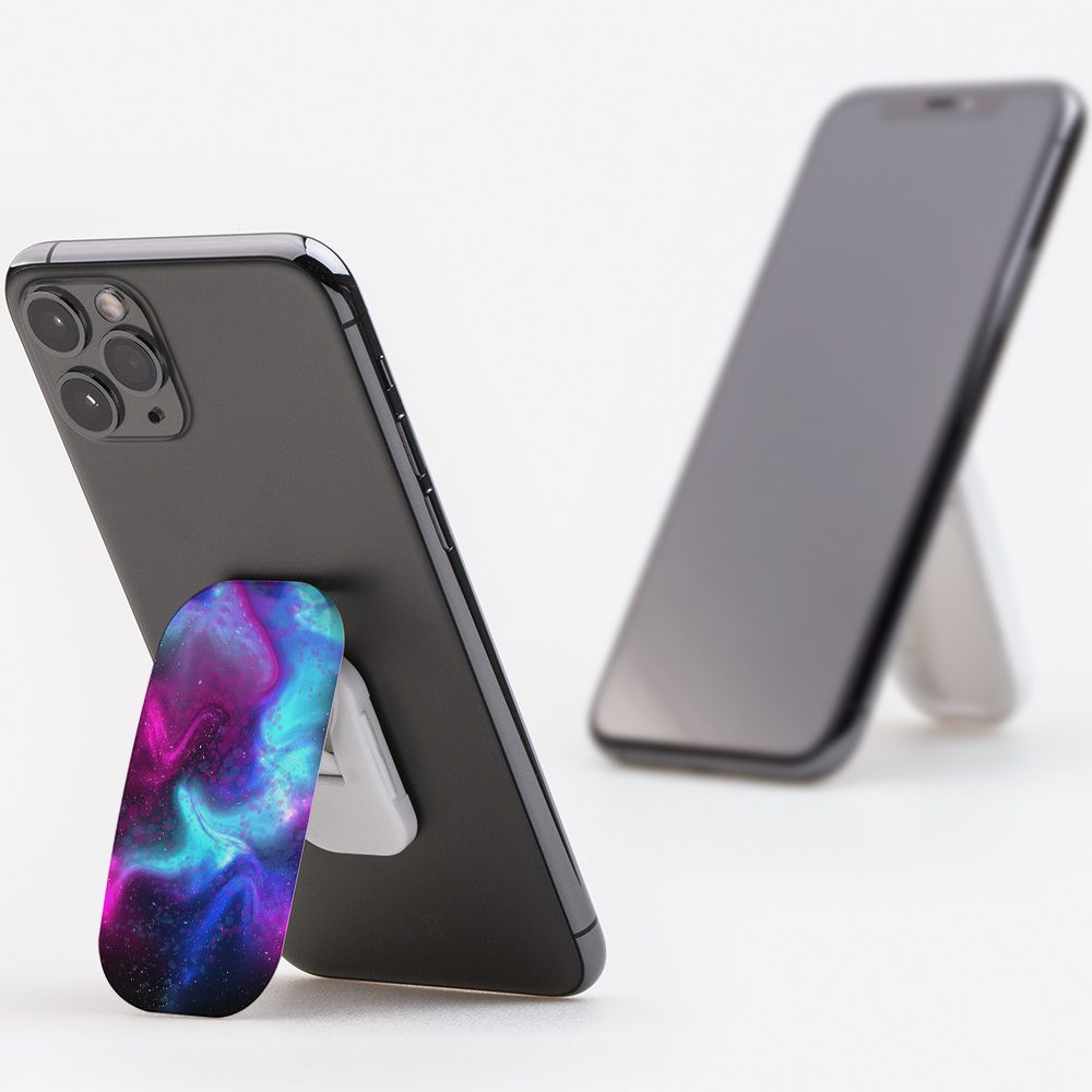 Kickstand Grip AddOn, Universal Phone HolderAbstract Galaxy | AddOns ...