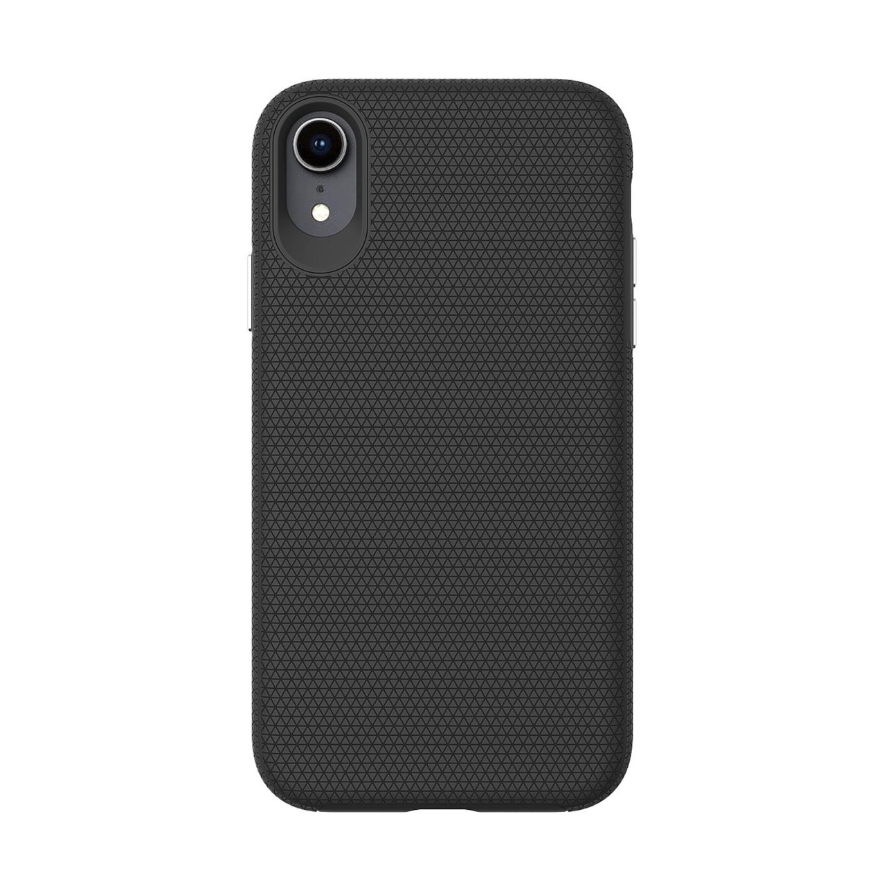iPhone XR Case Black Unique Textured TPU & PC Protective Back Shell ...