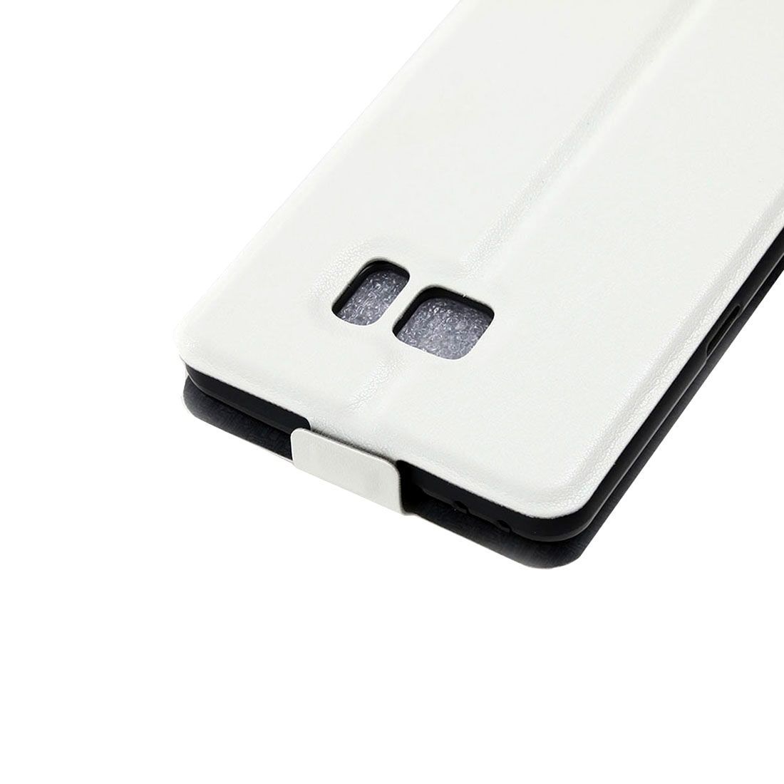 White Vertical Flip Samsung Galaxy Note FE Case | Leather Samsung ...