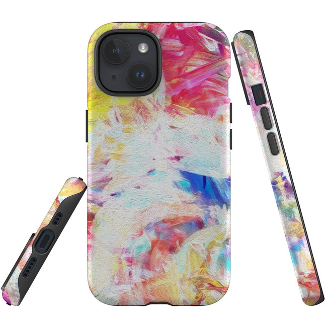 For iPhone 15 Case Tough Protective Cover, Abstract Pattern ...