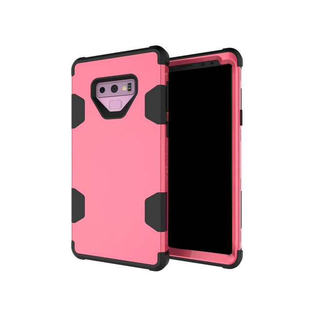 Rose Red 3-Layer Armor Samsung Galaxy Note 9 Protective Case ...