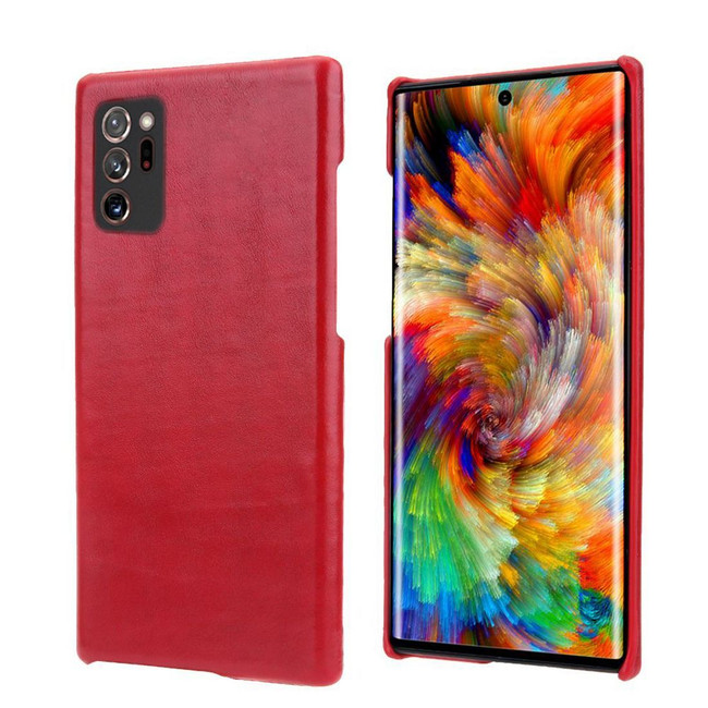 Samsung Galaxy Note 20 Ultra Case Elegant Genuine Leather Back ...