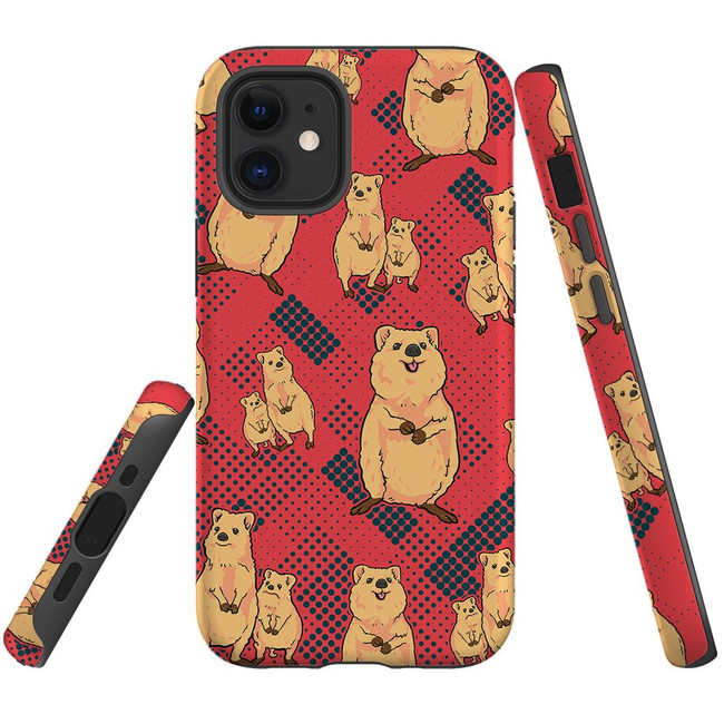 For iPhone 12 Mini Case Tough Protective Cover Quokkas | iCoverLover ...