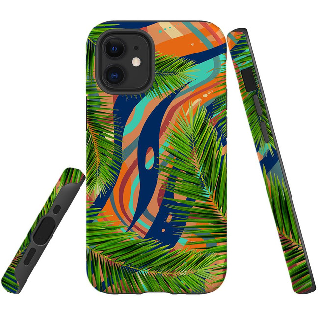 For iPhone 12 Mini Case Tough Protective Cover Leaves | iCoverLover ...