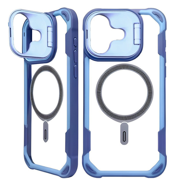 For iPhone 16 Case, Clear Acrylic with Lens Holder, Compatible with ...