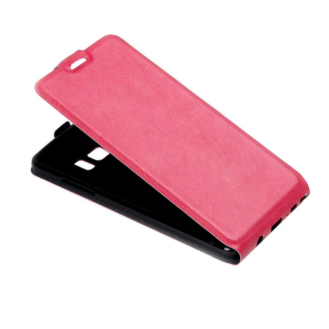 Magenta Vertical Flip Samsung Galaxy Note FE Case | Leather Samsung ...