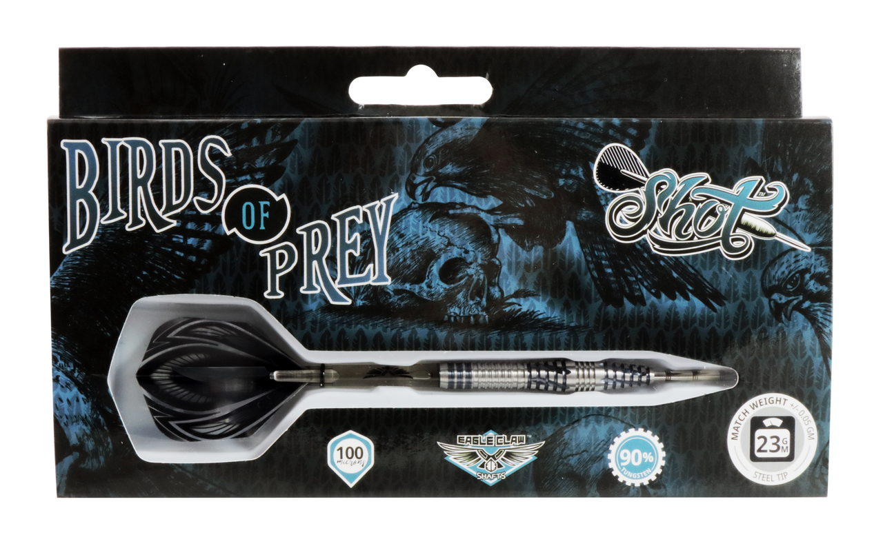 Shot Birds of Prey Falcon - Series 1 - Steel Tip Darts - 27g ...