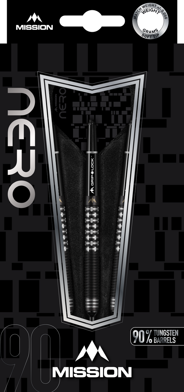 Mission Nero M1 Soft Tip Darts - 18g - theDartZone.com