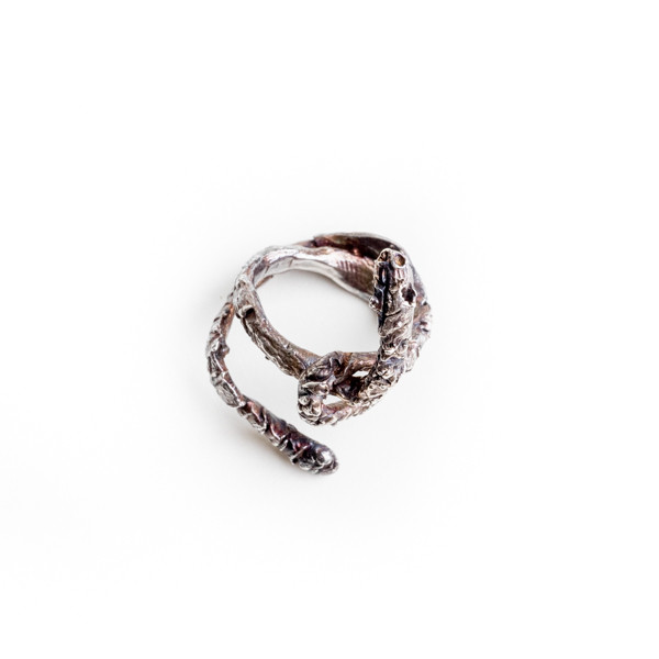 Coiled Snake Ring | Alan Bilzerian