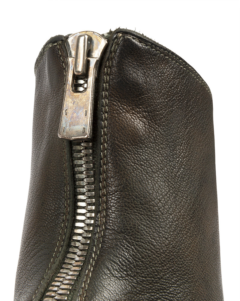 Guidi Green Back Zip Boot | Alan Bilzerian