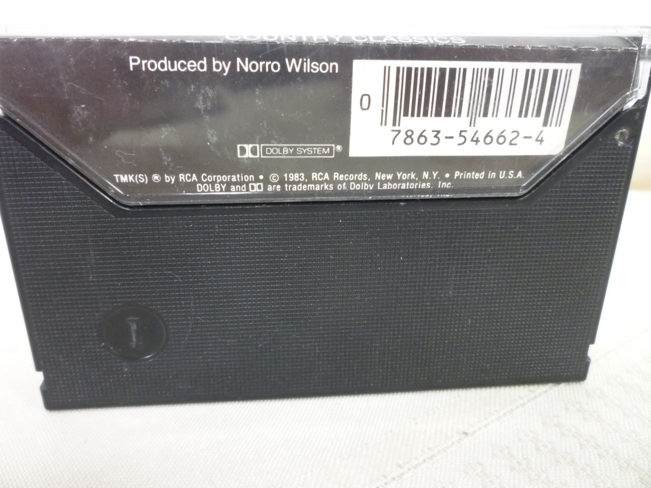 Charlie Pride Country Classics Cassette Tape