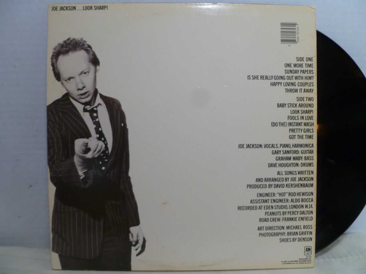 Joe Jackson - Look Sharp Vinyl LP Record Album