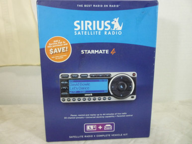 Sirius XM Starmate 4 Satellite Radio Receiver w/ Car Kit New Sealed