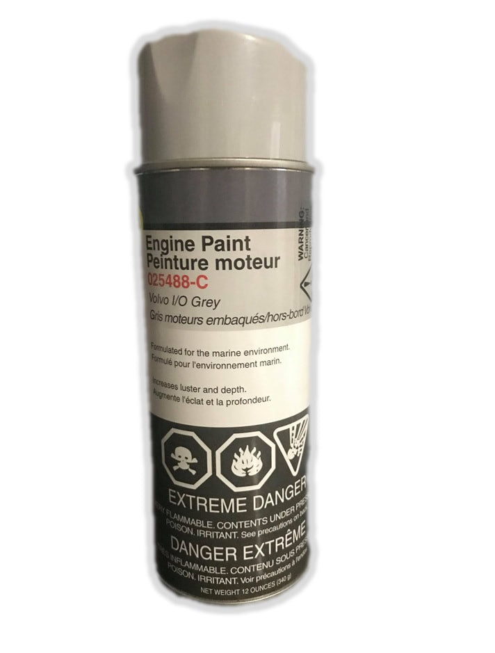 025488-C Moeller 1989+ Volvo Sterndrive Grey Engine Paint 12oz ...