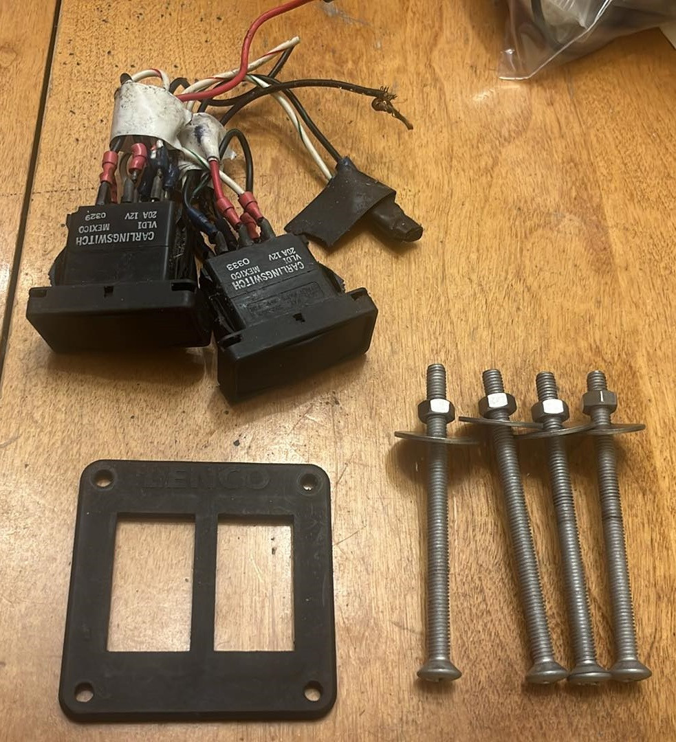 USED 5105059 Lenco Outboard Marine Carling Double Rocket Switch Kit ...