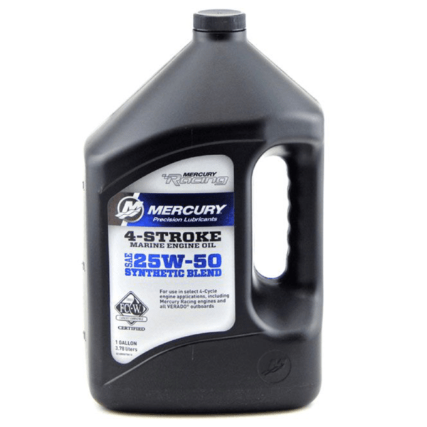 8M0078014 Mercury 4 Stroke Engine 25W-50 Synthetic Blend Oil 4L ...