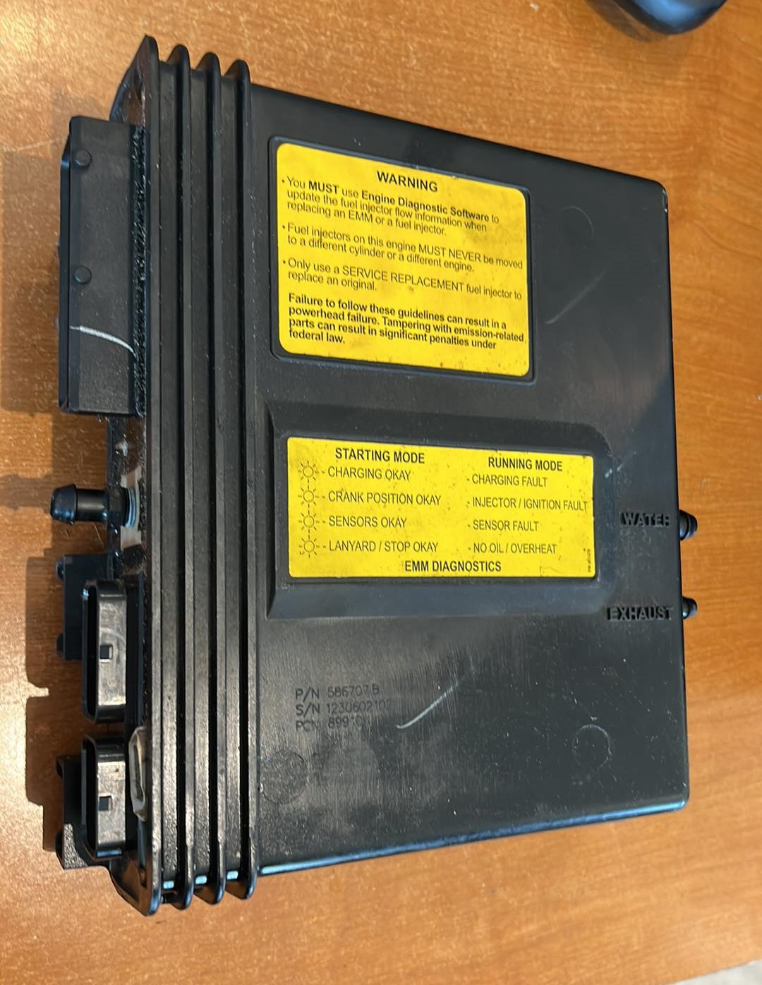 USED 586707 B OMC Evinrude ETEC ECU ECM EMM Computer Module 115-250hp ...