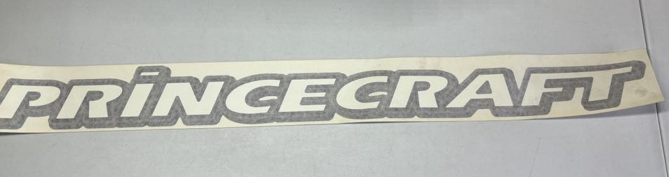New PRINCECRAFT Boat Decal Vinyl Sticker Black & Gold