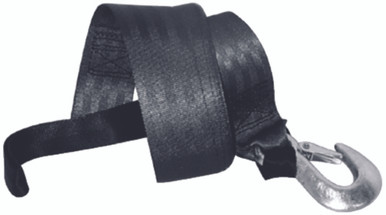 501208 Fulton Loop End Black 2" x 12' PWC Winch Strap 1,800lb - Primeau ...