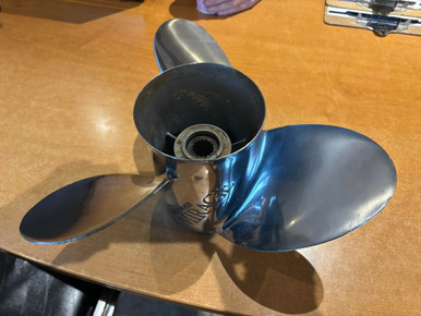 USED 48-13704-23 Quicksilver Mercury SS Mirage Propeller 14 5/8" X 23P ...