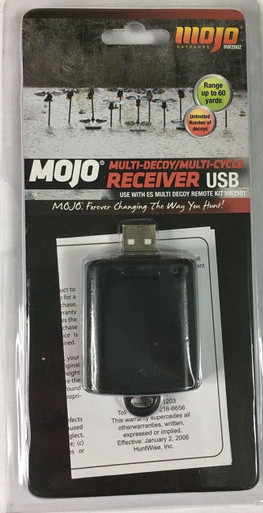 HW2501 MOJO Outdoors Remote Receiver USB for Controlling Duck Hunting ...