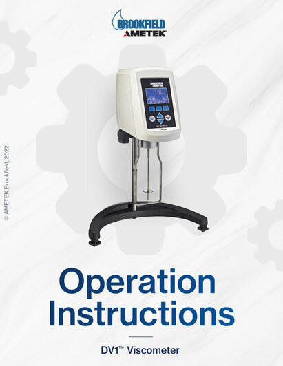 AMETEK Brookfield’s DVPlus Viscometer | Versatile and low budget