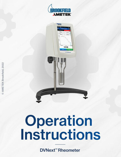 DVNext Rheometer - AMETEK Brookfield India