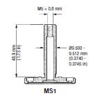 Renishaw MS1 CMM Probe Shank | M-1041-2146 | RenishawProbe