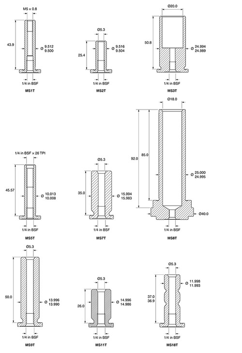 Renishaw MS6/T CMM probe shank | M-1046-1123 | RenishawProbe
