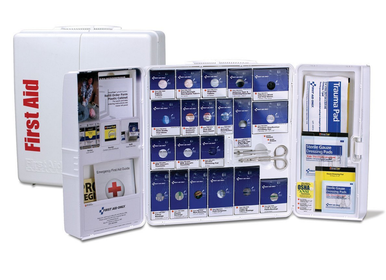 Class A+ Large Plastic SmartCompliance First Aid Cabinet Type I & II