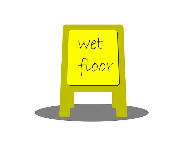 Cartoon Wet Floor Wax