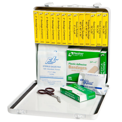 Prostat First Aid 24 Unit Steel School Bus Kit Minimum Standard